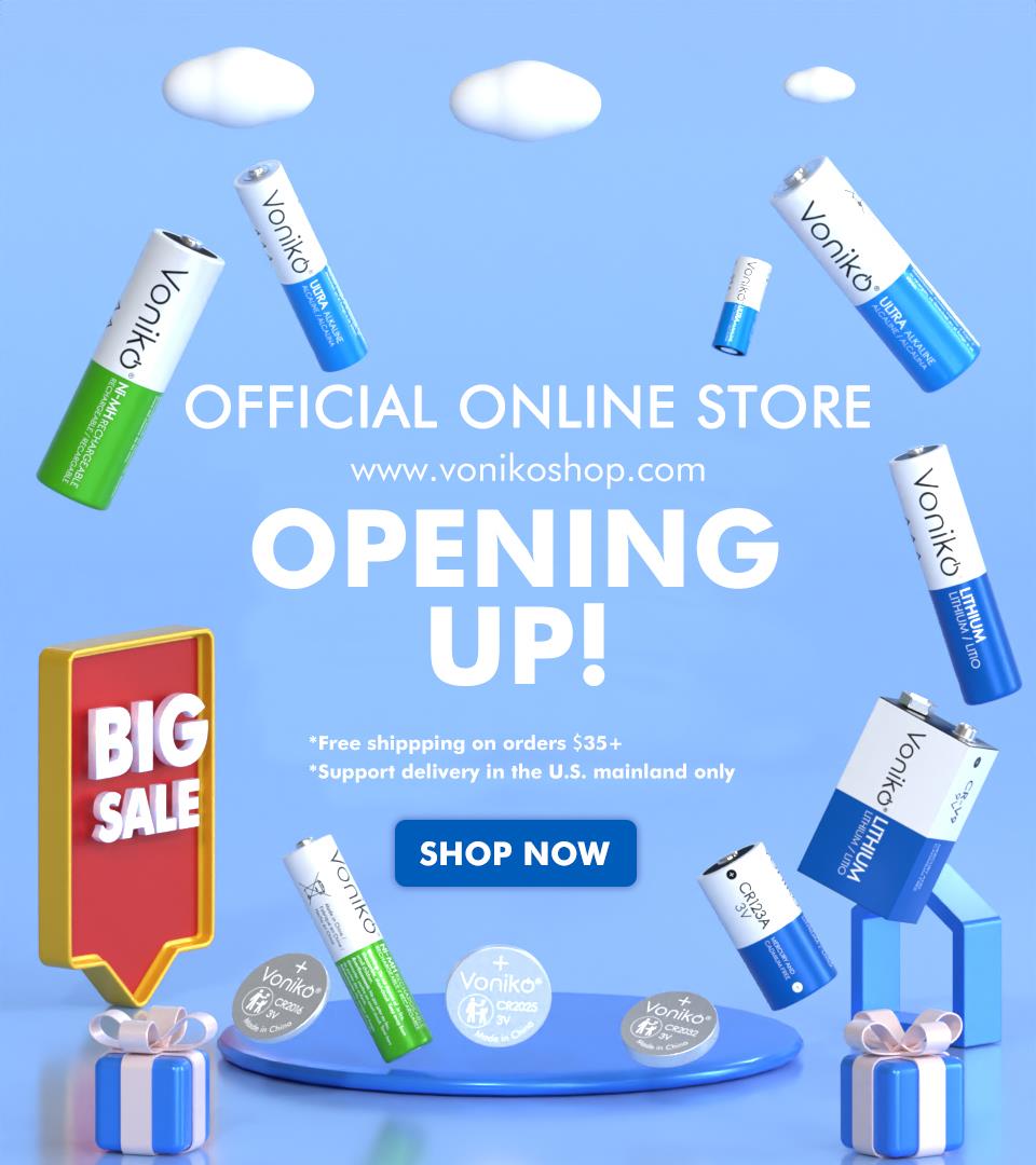 Voniko Batteries, Power That Goes With You